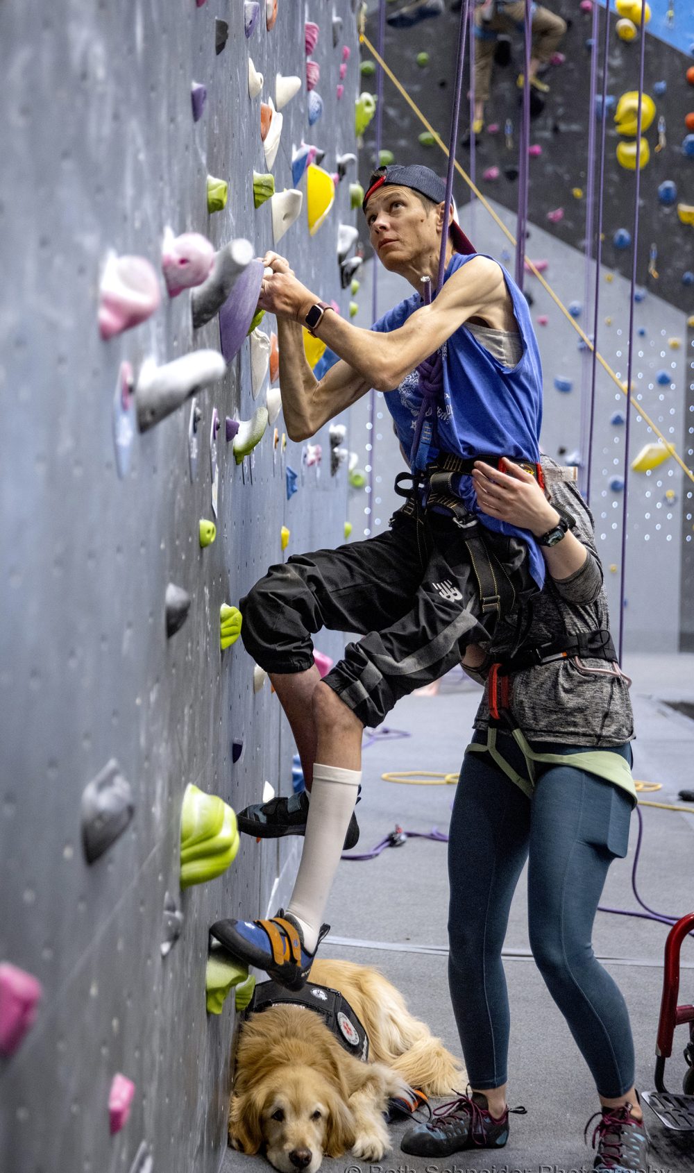 Adaptive Sports Climbing - Beth Schneider Photography